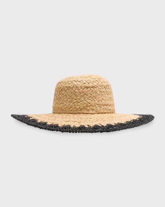 Bindya Accessories Fan Stitch Sun Hat | Neiman Marcus