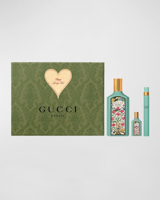 Gucci Gucci Women's 3-Pc Flora Gorgeous Jasmine Eau de Parfum Gift Set | Neiman Marcus