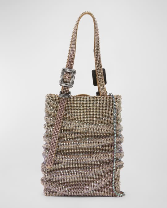 Benedetta Bruzziches Lollo La Petite Crystal Top-Handle Bag | Neiman Marcus