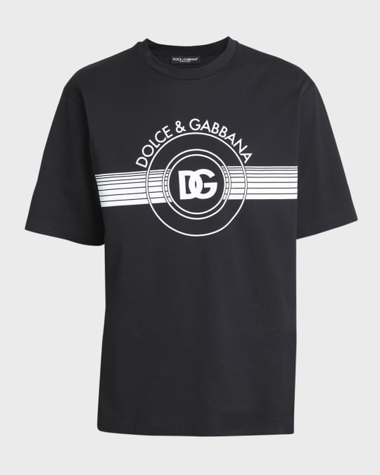 Dolce&Gabbana Men's DG Circle Logo T-Shirt | Neiman Marcus