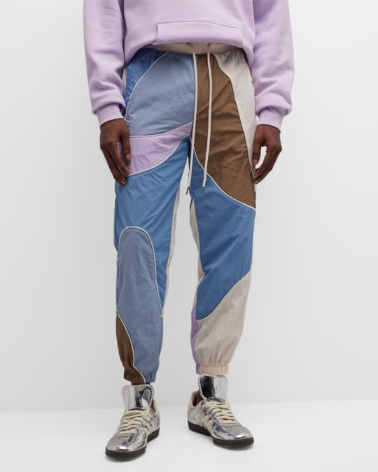 KidSuper Men's Wavy Paneled Track Pants | Neiman Marcus