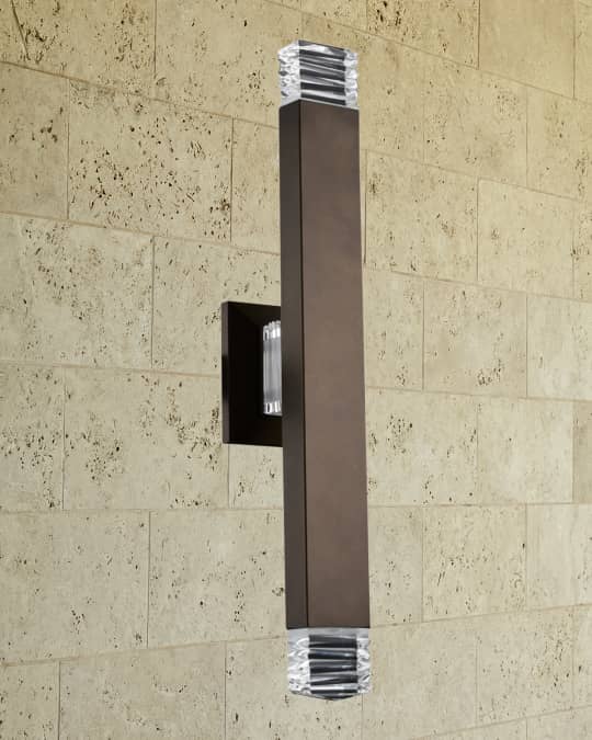 Allegri Crystal by Kalco Lighting Tapatta 34" LED Outdoor Wall Sconce ...