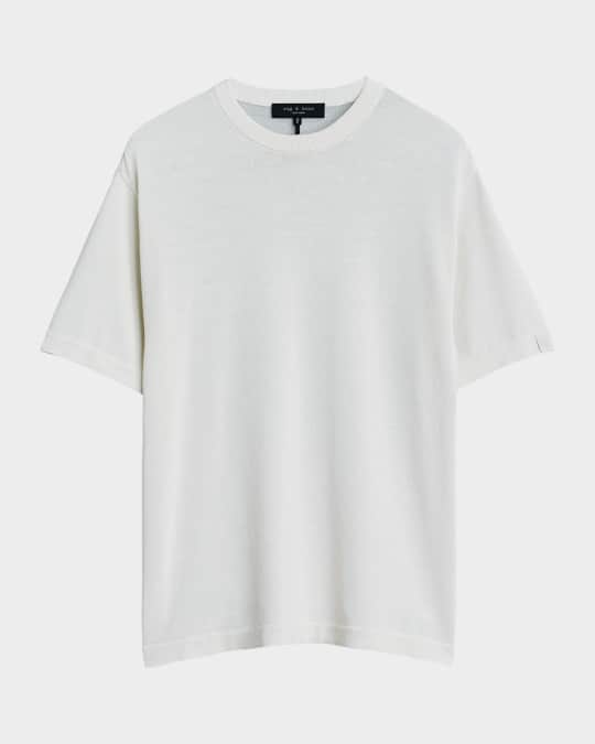 Rag & Bone Men's Nolan Corded Cotton T-Shirt | Neiman Marcus