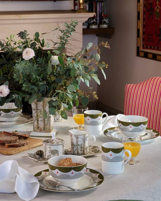 Kit Kemp for Spode Tall Tree Geo Rice Bowls - Set of 4 | Neiman Marcus