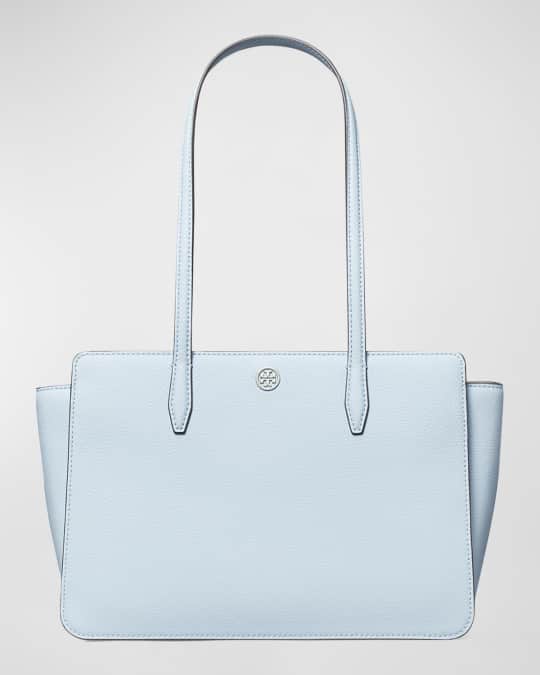 Tory Burch Robinson Small Pebbled Leather Tote Bag | Neiman Marcus