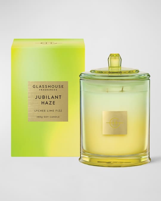 GLASSHOUSE FRAGRANCES Jubilant Haze Triple Scented Candle, 13.4 oz ...