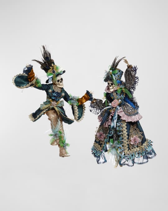 Mark Roberts Fulfilling Life Skeleton 21.5" Halloween Figurines, Set of ...