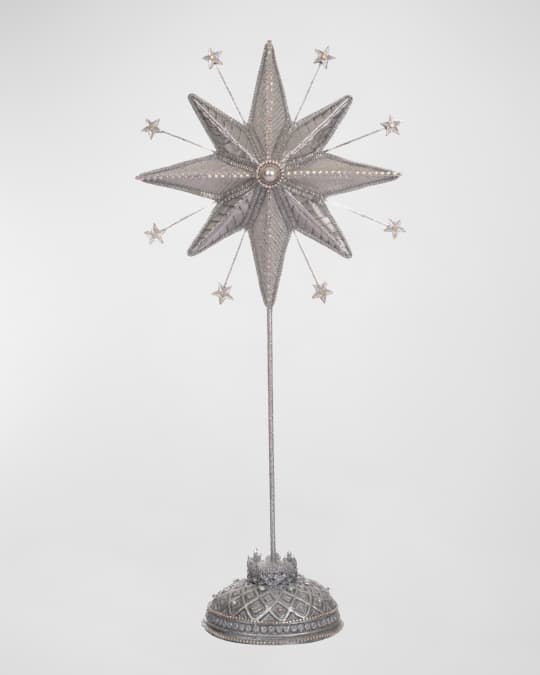 Katherine's Collection 19" Silver Celestial Star Tabletop | Neiman Marcus