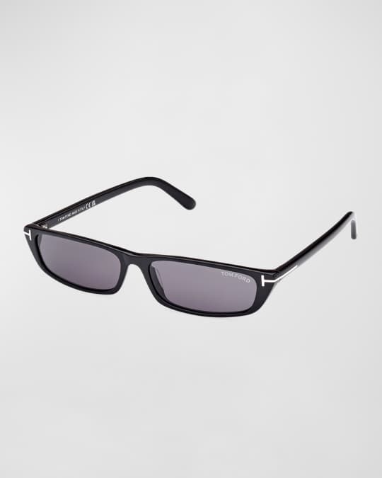 TOM FORD Alejandro Acetate Rectangle Sunglasses | Neiman Marcus