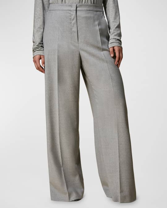 Marina Rinaldi Plus Size Recita High-Rise Wide-Leg Pants | Neiman Marcus