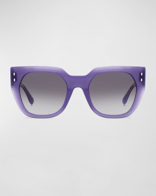 Isabel Marant Logo Acetate Cat-Eye Sunglasses | Neiman Marcus