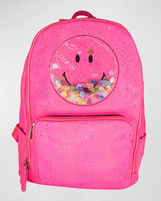 Bari Lynn hot pink glitter smile face to play into barbie bottom willl ...