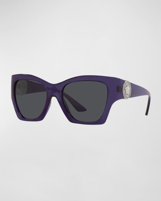 Versace VE4452 Medusa Plastic Square Sunglasses | Neiman Marcus