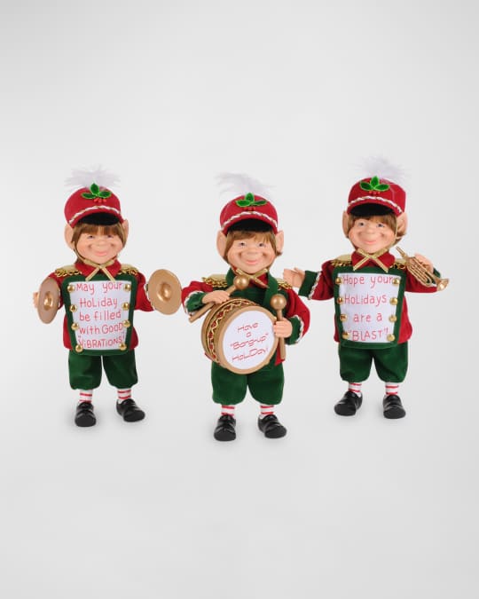 Karen Didion Originals Musical Elf, Set of 3 | Neiman Marcus
