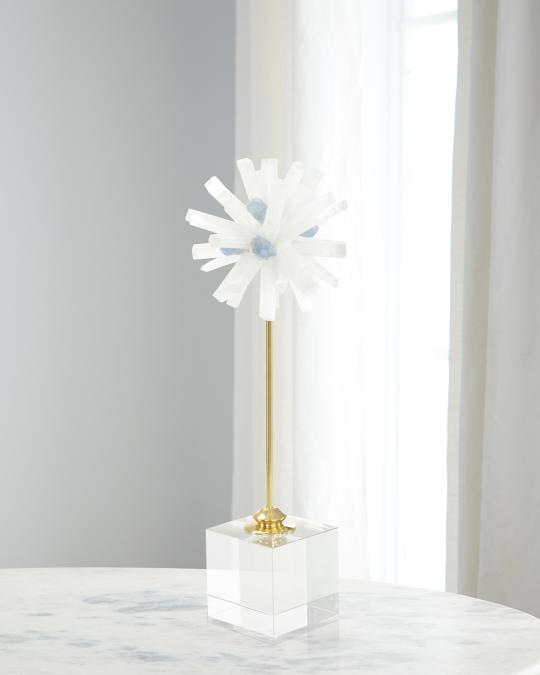 John-Richard Collection Selenite Starburst Sculpture II | Neiman Marcus