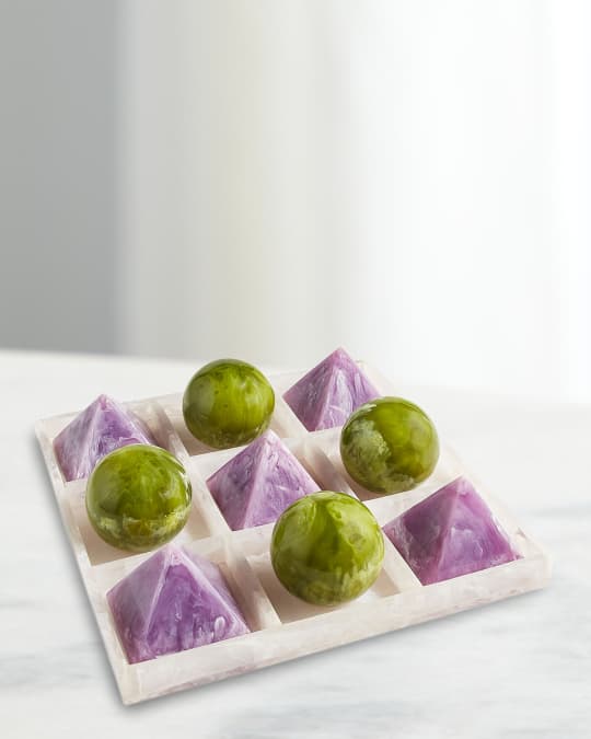 Jonathan Adler Mustique Tic-Tac-Toe Set | Neiman Marcus