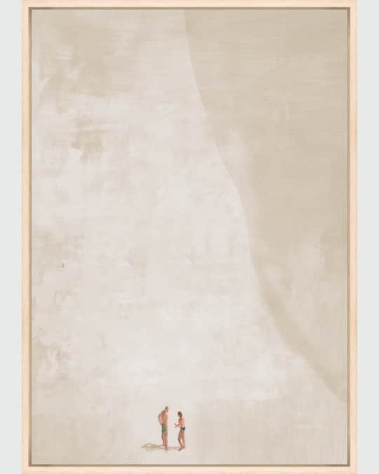 "Find Me By The Sea II" Framed Giclee by Fern Cassidy | Neiman Marcus