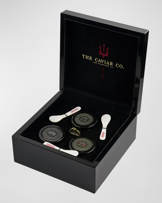 The Caviar Co. Trio Caviar Case, 3 oz (Golden, Kaluga, Royal) | Neiman ...