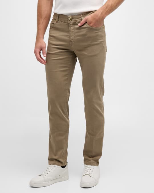 Marco Pescarolo Men's Classic Bull Denim 5-Pocket Jeans | Neiman Marcus