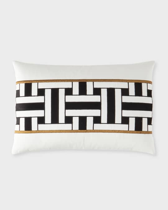 Lili Alessandra Tommy Small Rectangle Pillow | Neiman Marcus