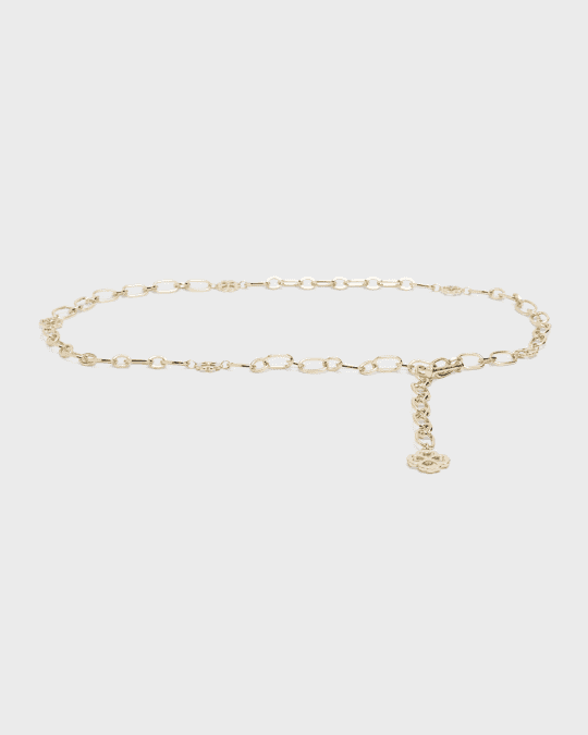 kate spade new york Spade Flower Charm Chain Belt | Neiman Marcus