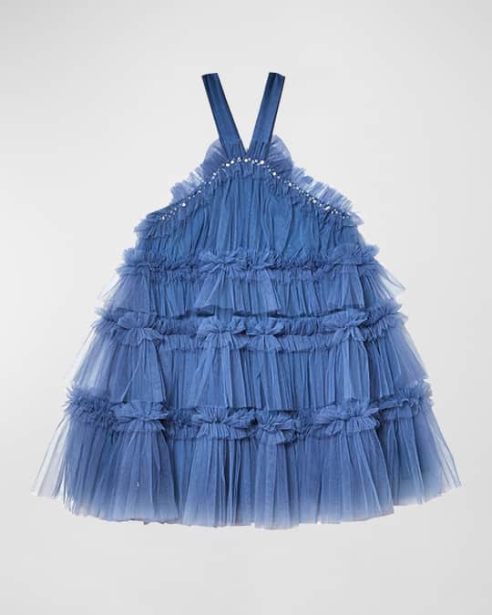 Tutu Du Monde Girl's Bon Bon Layered Tulle Dress, Size 2-11 | Neiman Marcus