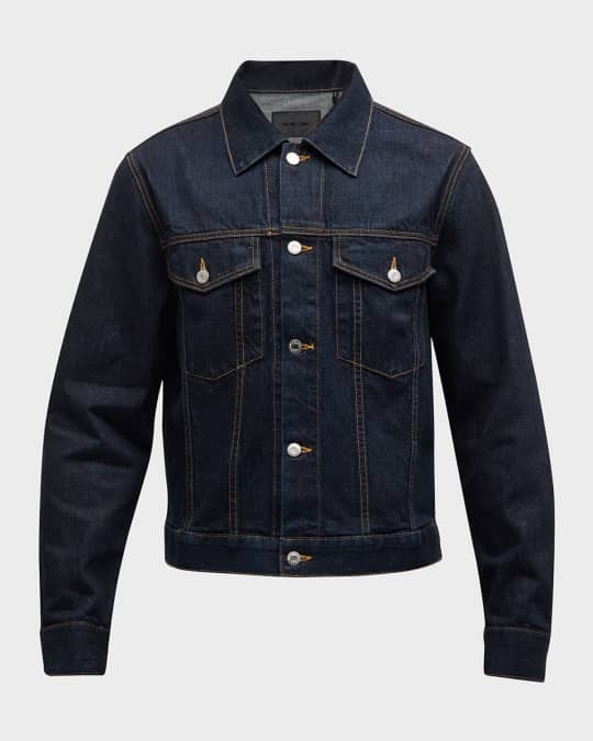 Helmut Lang Men's Denim Trucker Jacket | Neiman Marcus