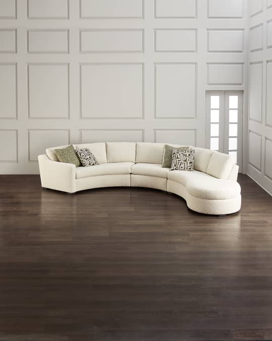 HF Custom Larrabee Curved Sectional | Neiman Marcus
