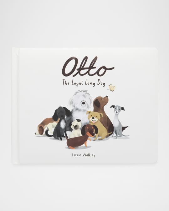 Jellycat Otto The Loyal Long Dog Board Book | Neiman Marcus