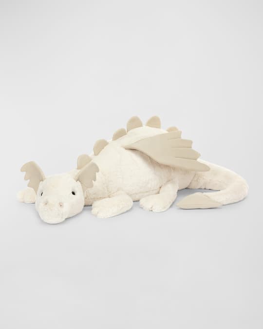 Jellycat Enormous Snow Dragon Stuffed Animal | Neiman Marcus