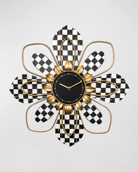 MacKenzie-Childs Blooming Wall Clock | Neiman Marcus