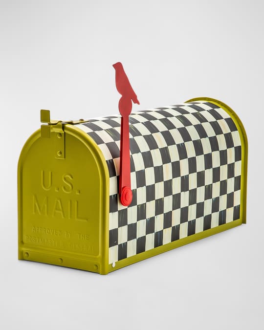 MacKenzie-Childs Courtly Check Mailbox | Neiman Marcus