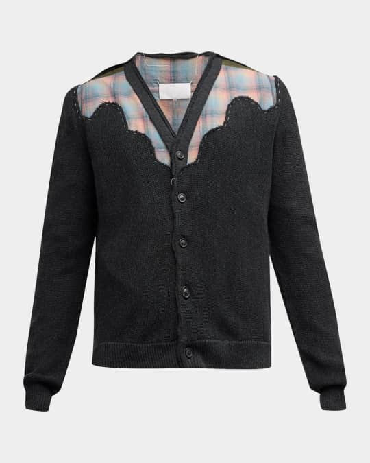 Maison Margiela Men's Pendleton Western Cardigan | Neiman Marcus