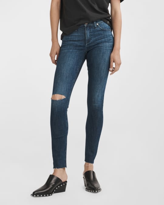 Rag & Bone Cate Mid-Rise Skinny Ankle Jeans | Neiman Marcus