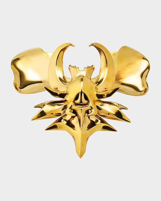 McQueen Orchid Gold-Tone Ring | Neiman Marcus