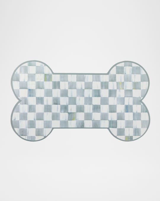 MacKenzie-Childs Sterling Check Pup Placemat | Neiman Marcus