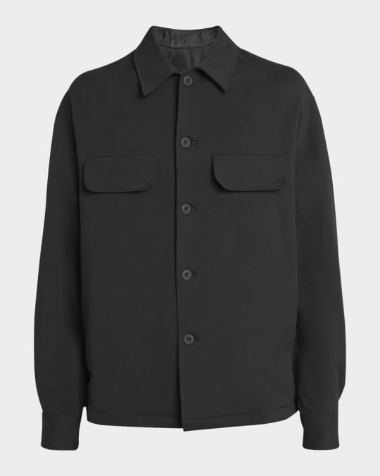 KNT Men's Cotton Overshirt | Neiman Marcus