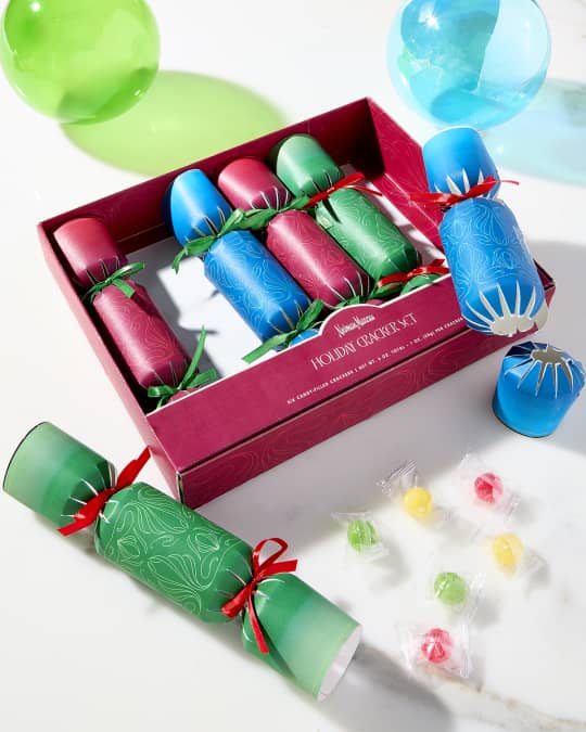 Neiman Marcus Holiday Candy-Filled Crackers Set | Neiman Marcus