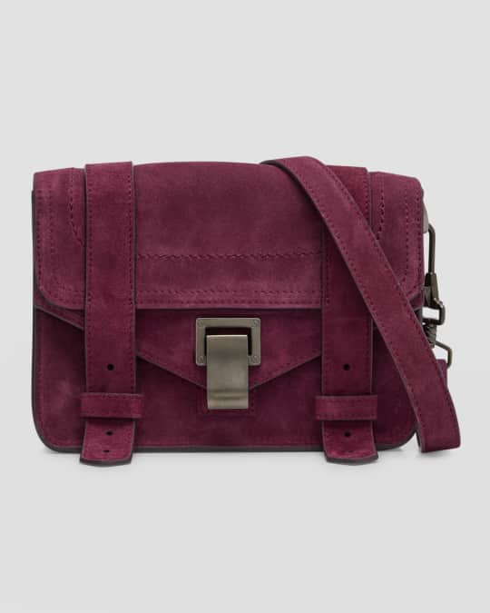 Proenza Schouler PS1 Mini Suede Crossbody Bag | Neiman Marcus