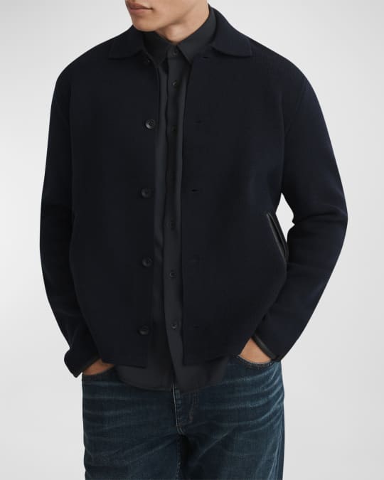 Rag & Bone Men's Melrose Wool-Blend Cardigan | Neiman Marcus
