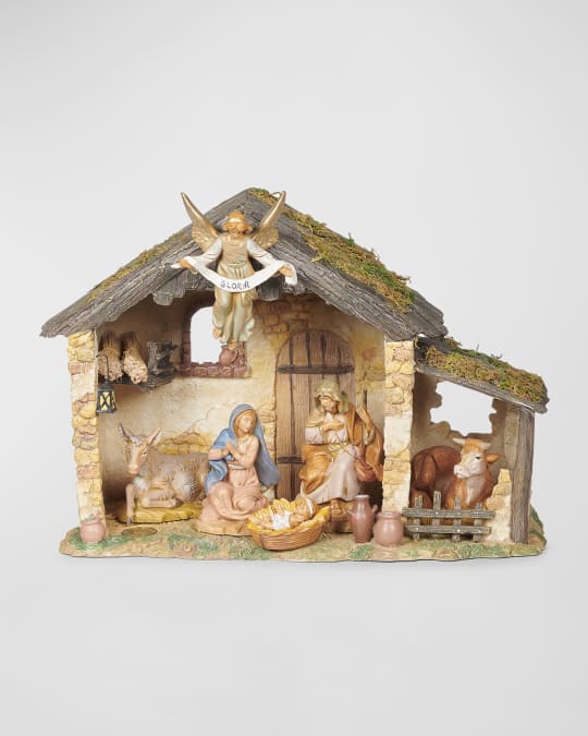 Fontanini 5" Scale 6-Figure Nativity Scene Set | Neiman Marcus
