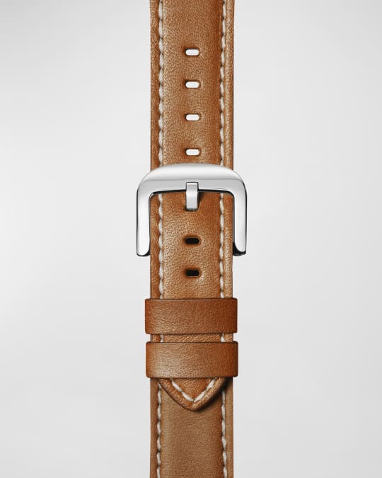 Shinola Men's Leather Watch Strap, 22mm | Neiman Marcus