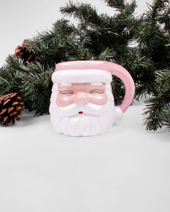 8 Oak Lane Santa Punch Bowl & Ladle | Neiman Marcus