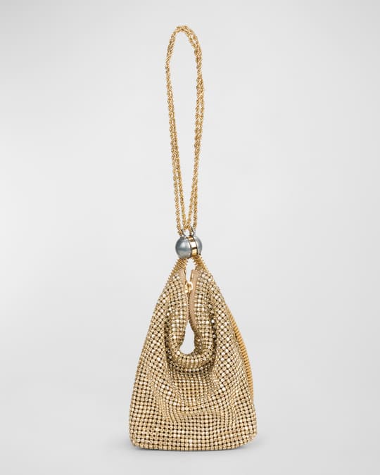 Cult Gaia Rue Embellished Drawstring Wristlet | Neiman Marcus