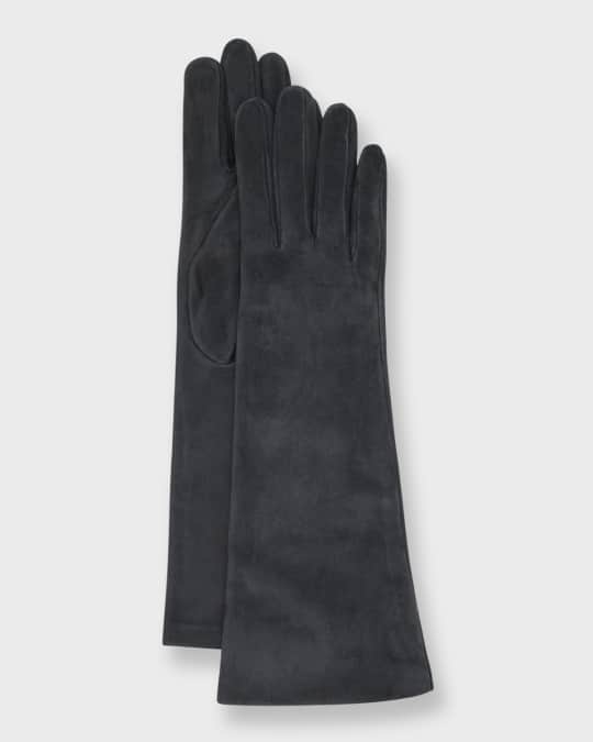 Portolano Classic Suede Gloves | Neiman Marcus