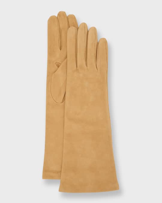 Portolano Classic Suede Gloves | Neiman Marcus