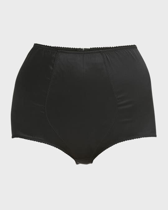 Dolce&Gabbana High-Rise Satin Briefs | Neiman Marcus
