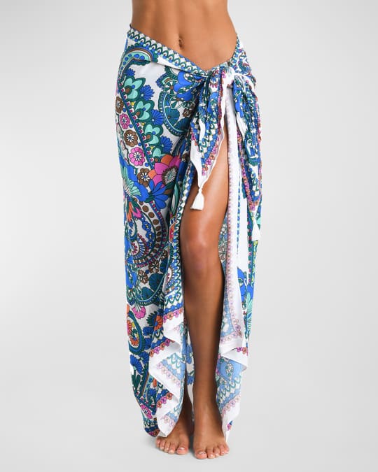 Sunshine 79 Feel Good Paisley Pareo Coverup Neiman Marcus