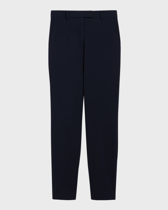 Max Mara Studio Ananas Tapered Stretch Jersey Pants | Neiman Marcus