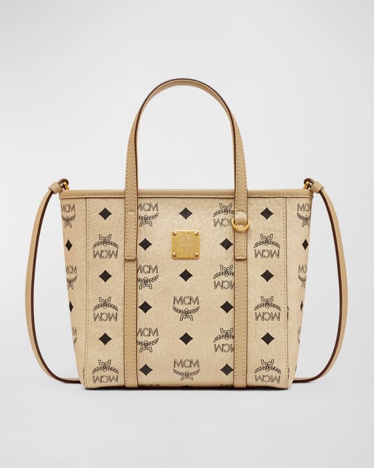 MCM Aren Mini Visetos Shopper Tote Bag | Neiman Marcus